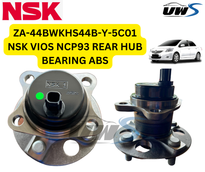 ZA-44BWKHS44B-Y-5C01 NSK VIOS NCP93 REAR HUB BEARING ABS | Lazada