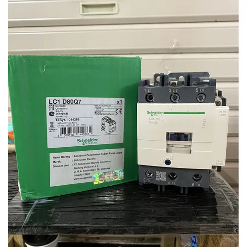 Schneider Kontaktor / Contactor TeSys D LC1D80 380V / LC1D80Q7 | Lazada ...