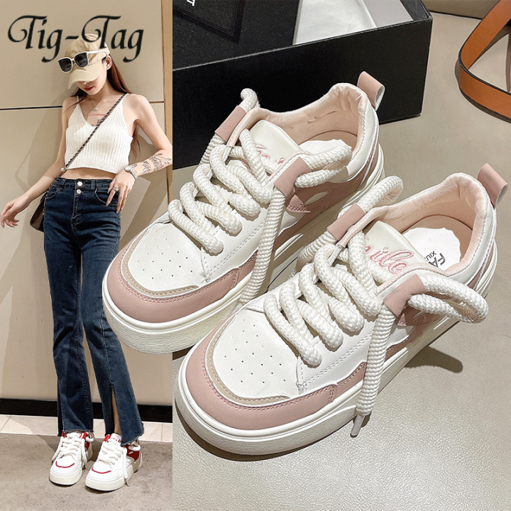 Tig-Tag ยอดนิยม รองเท้าผู้หญิง รองเท้าผ้าใบ รองเท้าสุขภาพ รองเท้าแฟชั่น ...