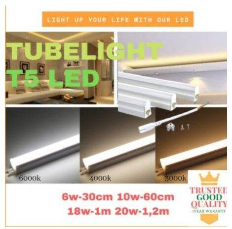 LAMPU TL T5 18WATT 100CM TUBE LIGHT T 5 TUBELIGHT 18 WATT 100CM 18W ...