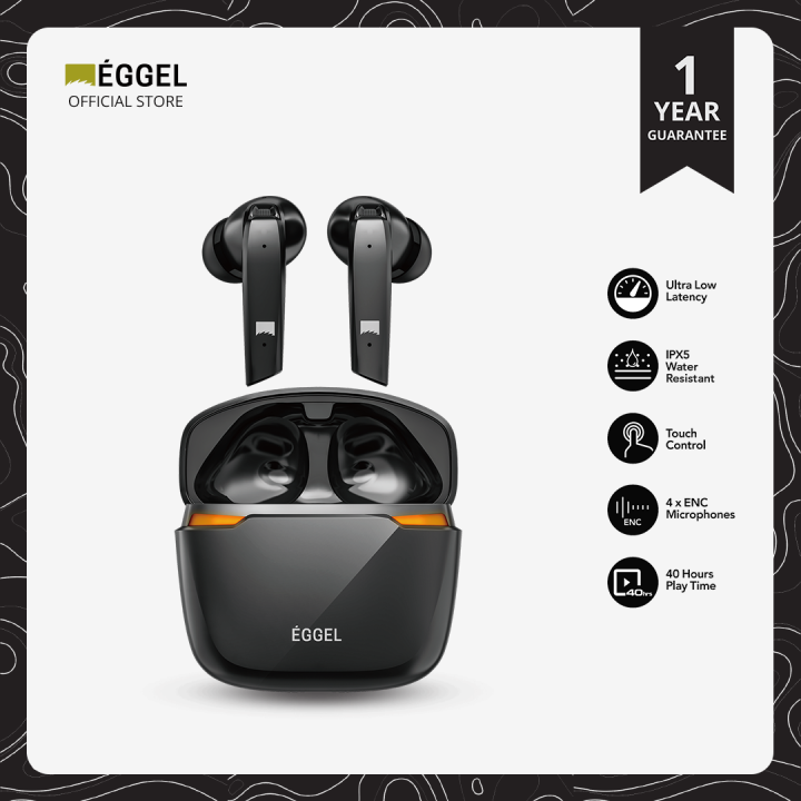 Eggel CyberBuds TWS Gaming Bluetooth Earphone with Ultra Low Latency ...
