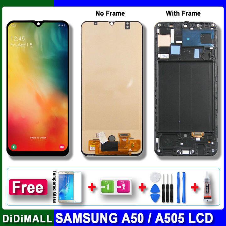 100% Tested Original Lcd For Samsung Galaxy A50 A505 A505F A505F/DS Lcd ...