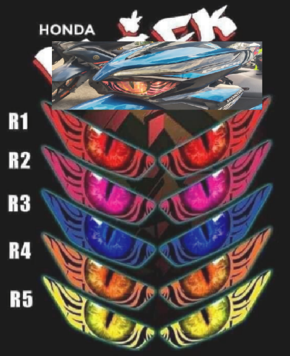 HONDA CLICK V2/V3 TRANSPARENT WINKER EYE (PAIR) | Lazada PH