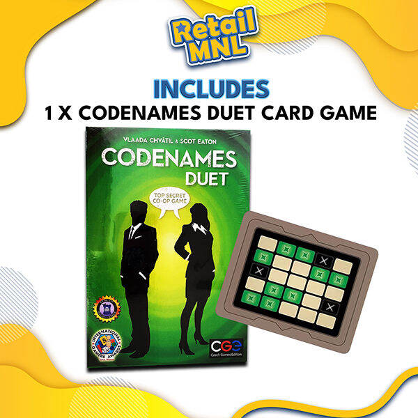 Retailmnl Codenames: Duet - The Two Player Word Deduction Game Card ...
