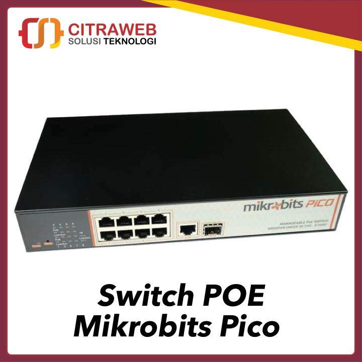 MikroBits WebSmart Manageable Switch 8 Port (Passive PoE) - Pico | Lazada Indonesia