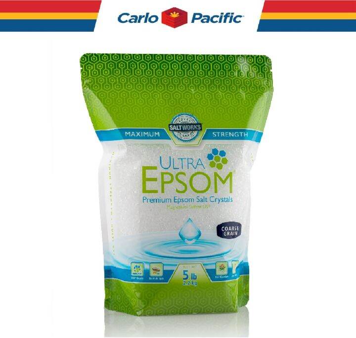 Saltworks Ultra Epsom Premium Epsom Salt Crystals 5 lb. | Lazada PH