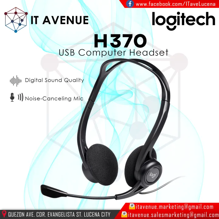 LOGITECH H370 USB Computer Headset | Lazada PH