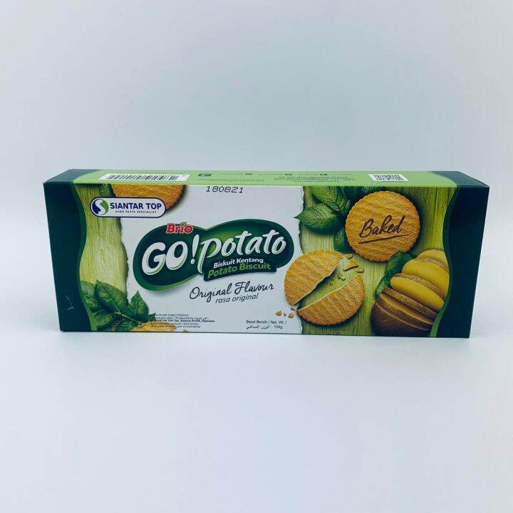 Brio GO!Potato Biskuit Kentang Original 104g | Lazada Indonesia