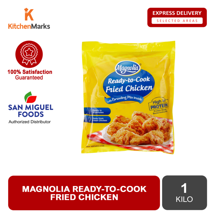 Magnolia Ready-to-Cook Fried Chicken with Breading Mix Inside 1KG ...