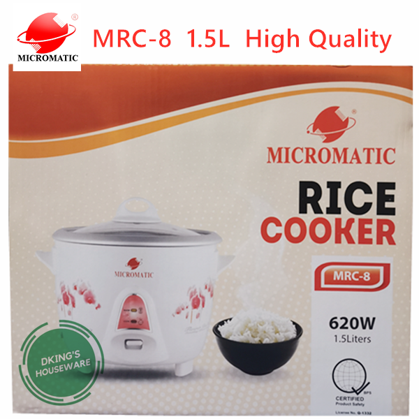 Micromatic MRC 8 Rice Cooker 1.5L 8cups | Lazada PH