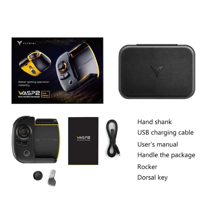 Flydigi Wasp 2 Half Handed gamepad mobile phone pad tablet controller pubg COD mobile I-OS/A ...