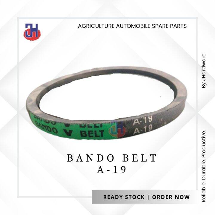BANDO Belt A-19 V-Belt 100% Original | Lazada