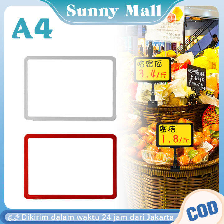 Frame Promosi Pop Up Frame Promo Ukuran A4 Display Promo Papan Promosi ...