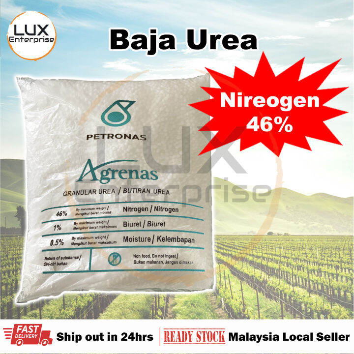 🔥READY STOCK🔥 Urea N46% Petronas N46 white granular | Lazada