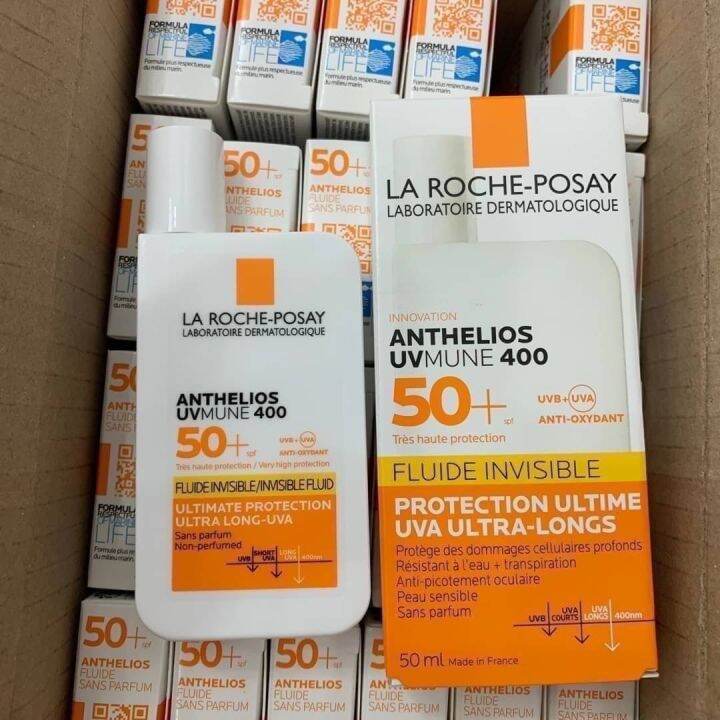 ครีมกันแดด La Roche-Posay Anthelios UVMune 400 Invisible Fluid SPF50 ...