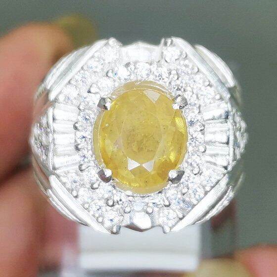 Batu Safir Kuning Ceylon
