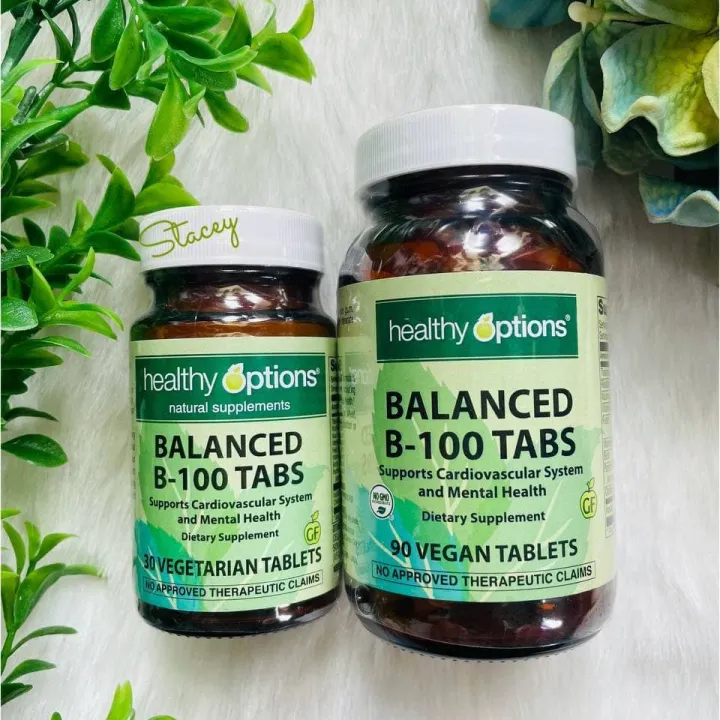 Healthy Options Balanced B-100 Tabs 30 & 90 Vegetarian Tablets | Lazada PH