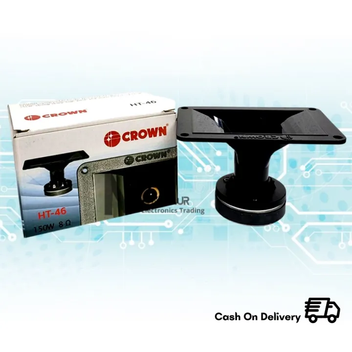 Crown HT-46 150 watts Horn Tweeter Speaker (Original) | Lazada PH