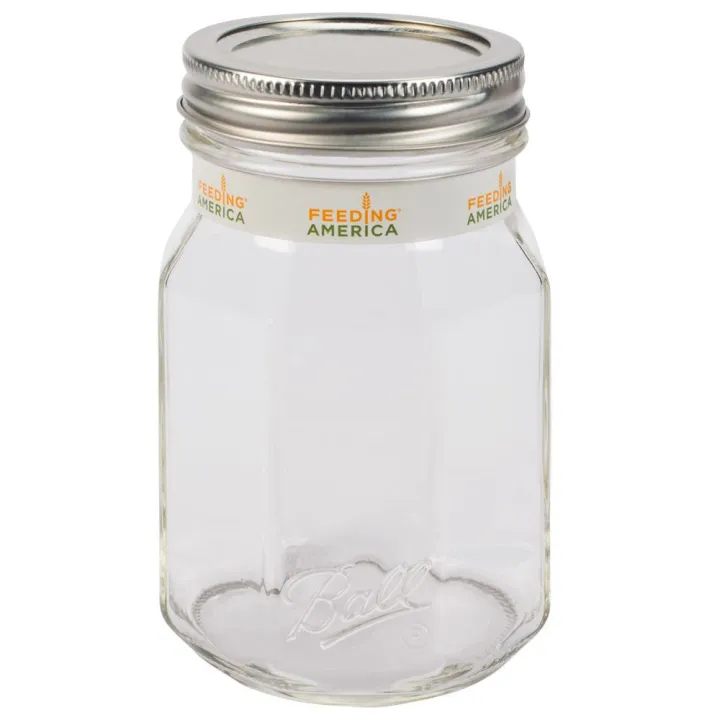(4pcs) SHARING Mason Jar BALL COLLECTION ELITE® Regular Mouth 16 OZ ...