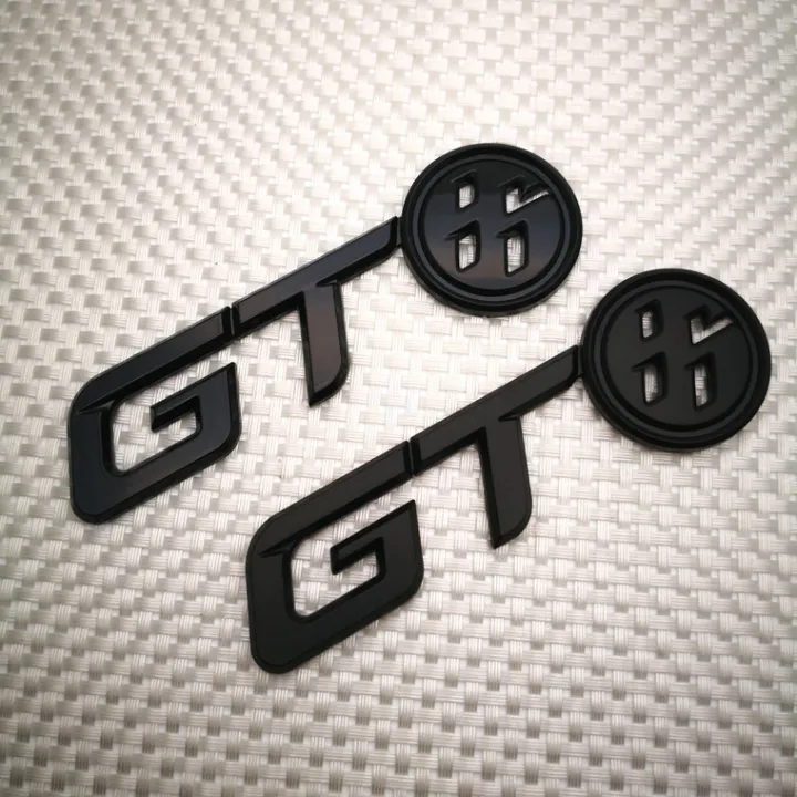 8GT86 GT86 black modified 86 fender logo GT86 tail sticker TOYOTA ...