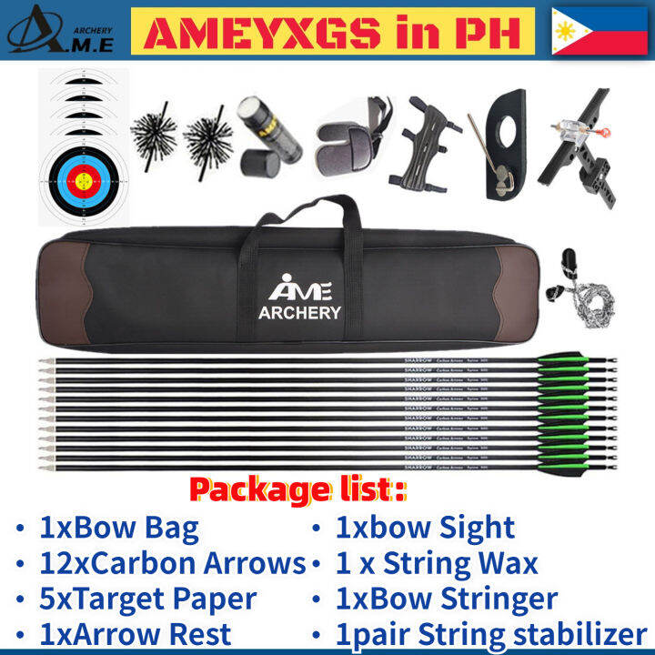 Recurve Bow Accessories Set Get Ready To Archery | Lazada PH