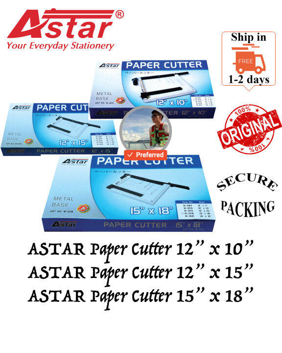 ASTAR PAPER CUTTER METAL BASE 12 X 10 / 12 X15 / 15 X 18 (READY STOCK ...