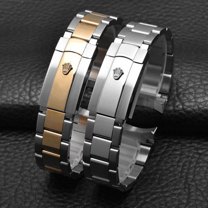 Solid stainless steel watch chain male suitable for Rolex Datejust ...