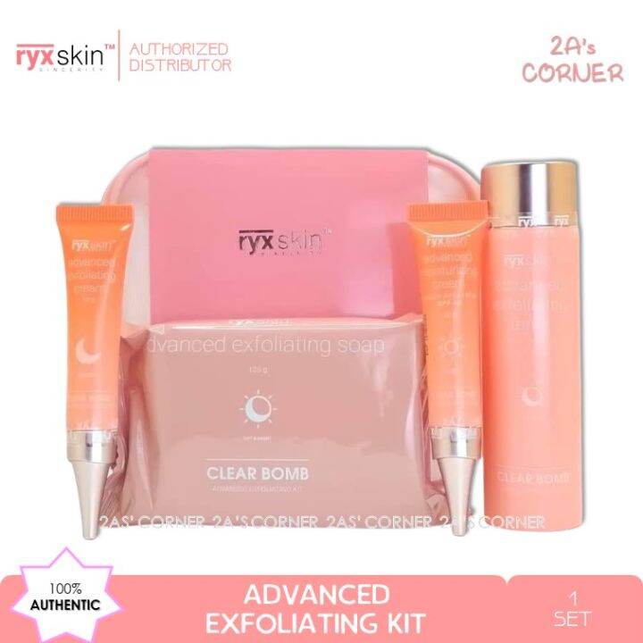 Ryx Skin Clear Bomb Advanced Exfoliating Kit 3.0 (Old Formula) | Lazada PH