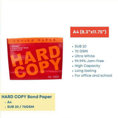 Copier paper Hard Copy /Bond Paper | Lazada PH