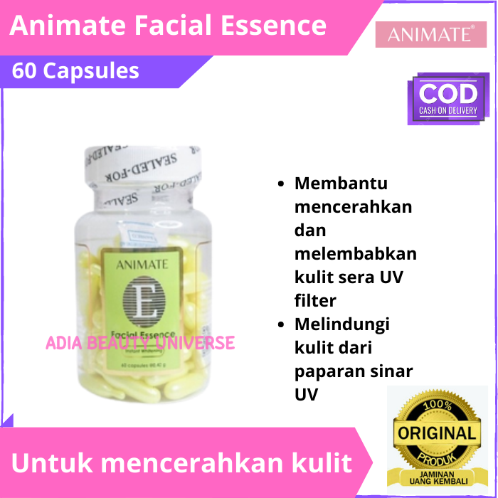 Animate Facial Essence 60 Capsules | Lazada Indonesia
