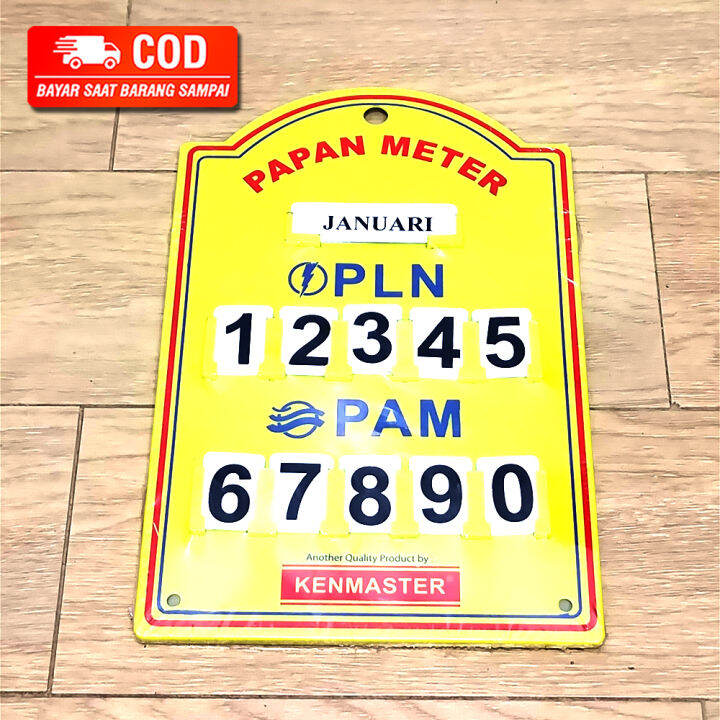 PAPAN METERAN PLN PAM LISTRIK AIR METER | Lazada Indonesia