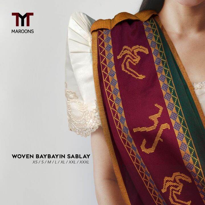 Maroons- UP Sablay University of the Philippines (Woven Baybayin ...