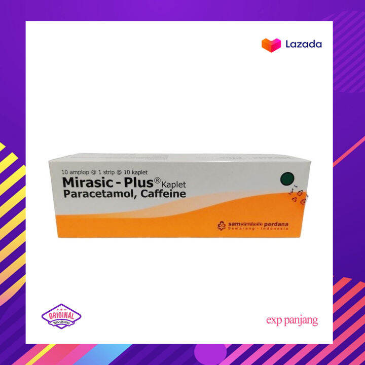 Mirasic plus isi 10 lembar (box) | Lazada Indonesia