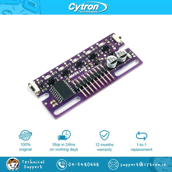 Cytron Maker Line Simplifying Line Sensor for Beginner Perfect for Line ...