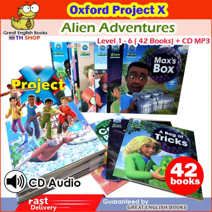 (In Stock) พร้อมส่ง Project X Alien Adventures Oxford reading level 1-6 ...