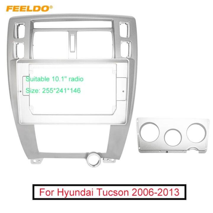 FEELDO Car Audio 2Din Fascia Frame Adapter For Hyundai Tucson 10.1" Big ...
