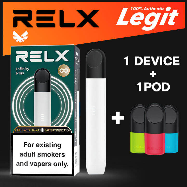 LEGIT relex Phantom (5th) infinity plus device+pods set Refillable set ...