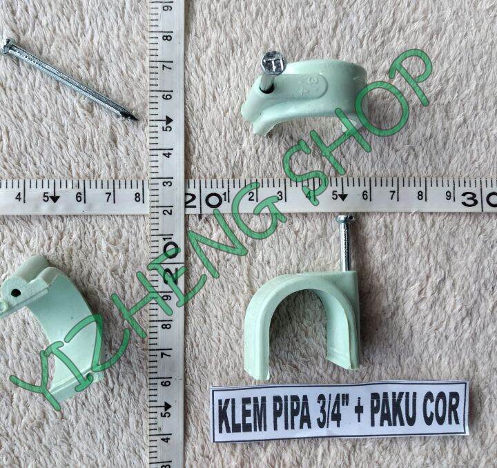KLEM PIPA 3/4 INCH + 1 PAKU COR | Lazada Indonesia