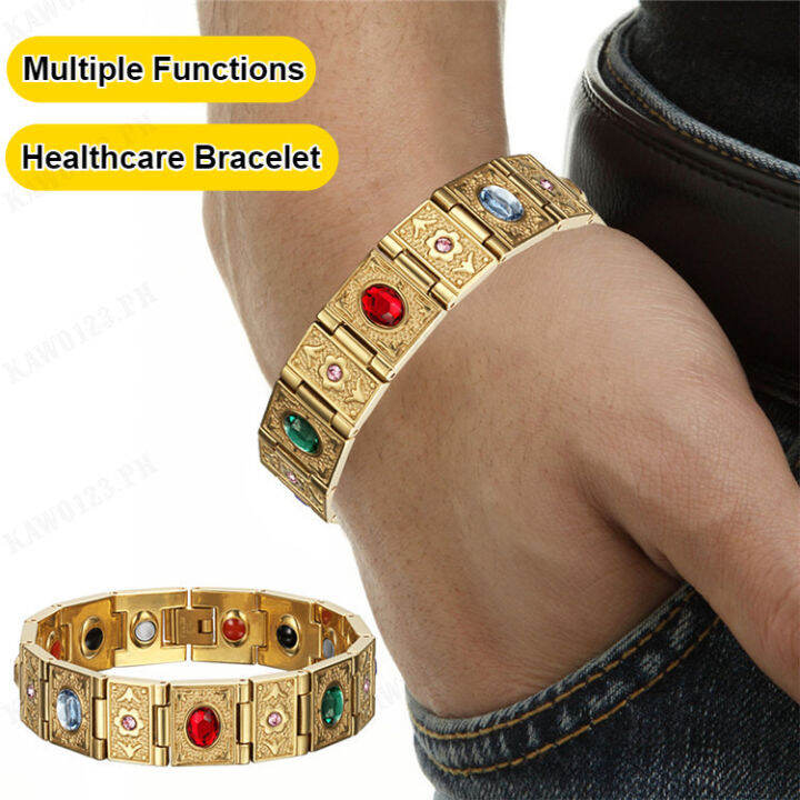 kawo123 Anti-radiation Therapy Titanium Bracelet for Men | Lazada PH