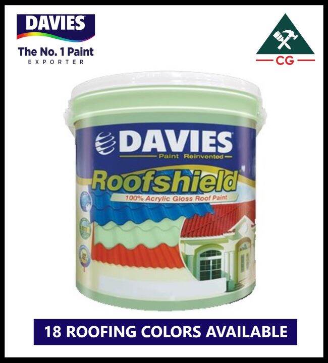 Davies ROOFSHIELD ROOFING Paint 4 lts. / 16 lts. | Lazada PH