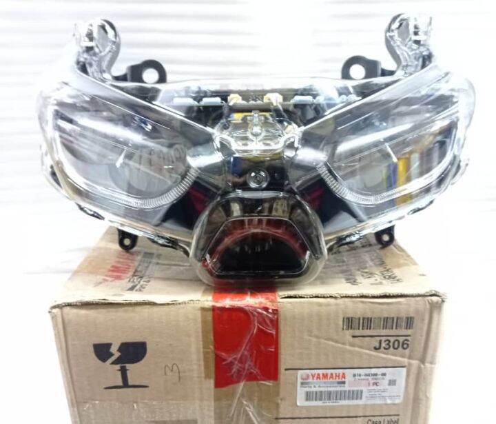 XMAX 250 300 XMAX HEADLIGHT ASSY LAMPU BESAR XMAX HEAD LAMP (ORIGINAL100%YAMAHA) B74-H4300-00 ...