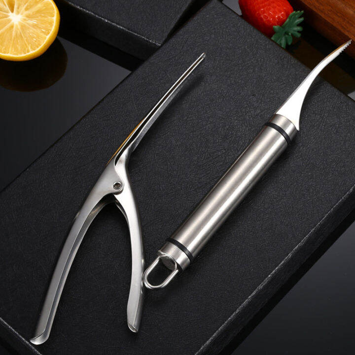 NICAINE 1 Set Shrimp Stripper Shrimp Line Cutter Clean Shrimp Line ...