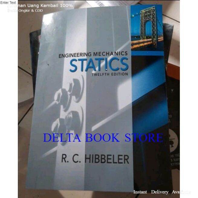 Engineering Mechanics Statics 12th 12e 12 twelfth edition by R. C ...