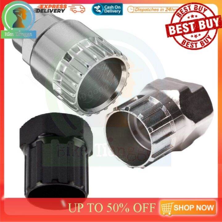 Black Bike Freewheel Cogs Cassette Remover Tool 12T 20T Bottom Bracket ...