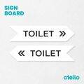 Terlaris Otello Sign Tulisan Toilet Umum WC Restroom Pria Wanita Label ...