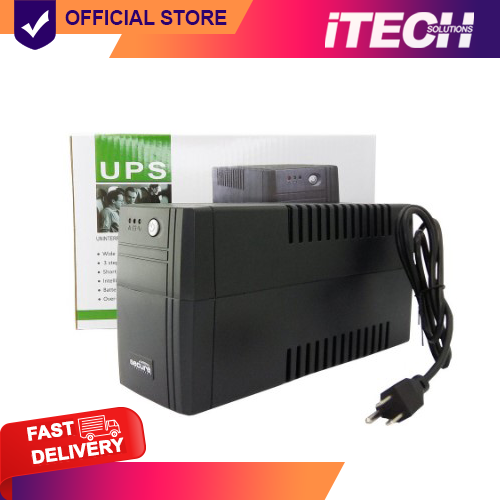 SECURE UPS 1000VA/700WATTS/ 4-SOCKETS UNINTERRUPTIBLE POWER SUPPLY W ...