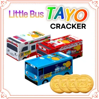 haitai/little Bus Tayo Cracker 140g/ Biscuit/Snack/3 type/Bus/Ambulance ...