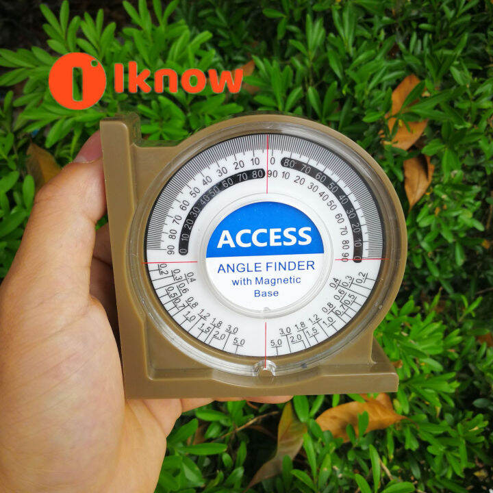 I know Inclinometer Measurement Tool Protractor Tilt Level Meter Angle Finder Clinometer Slope ...