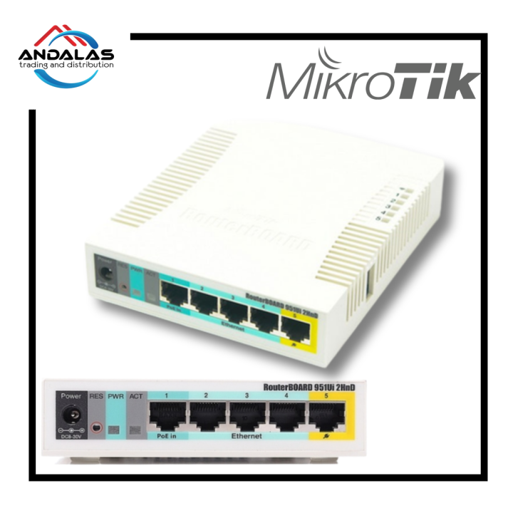 MIKROTIK ROUTER WIFI ROUTERBOARD RB 951UI 2HND | Lazada Indonesia