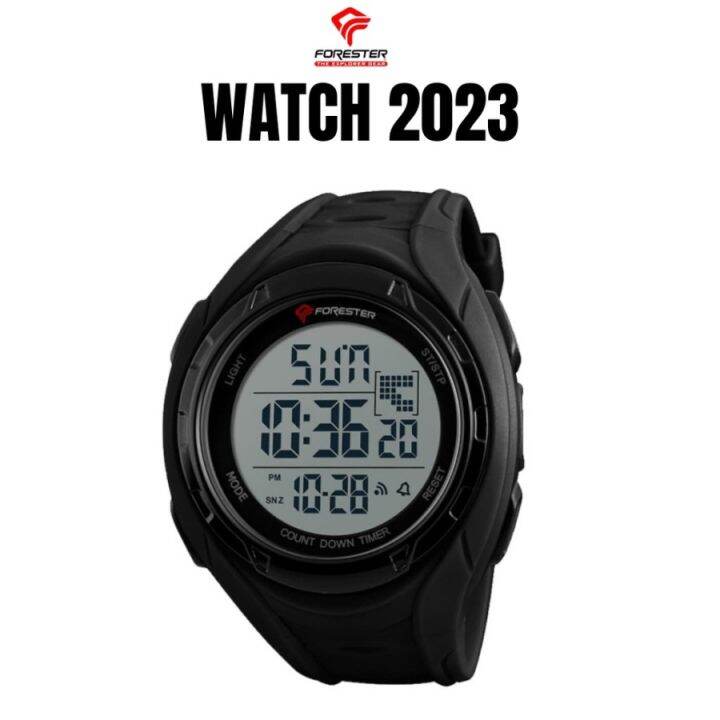 Forester Jam Tangan Digital Pria 2023 Watch Water Resistant | Lazada ...